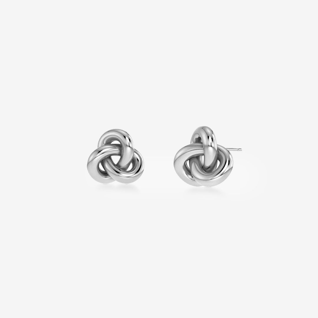 Infinity Knot Studs S Steel – Pondus web