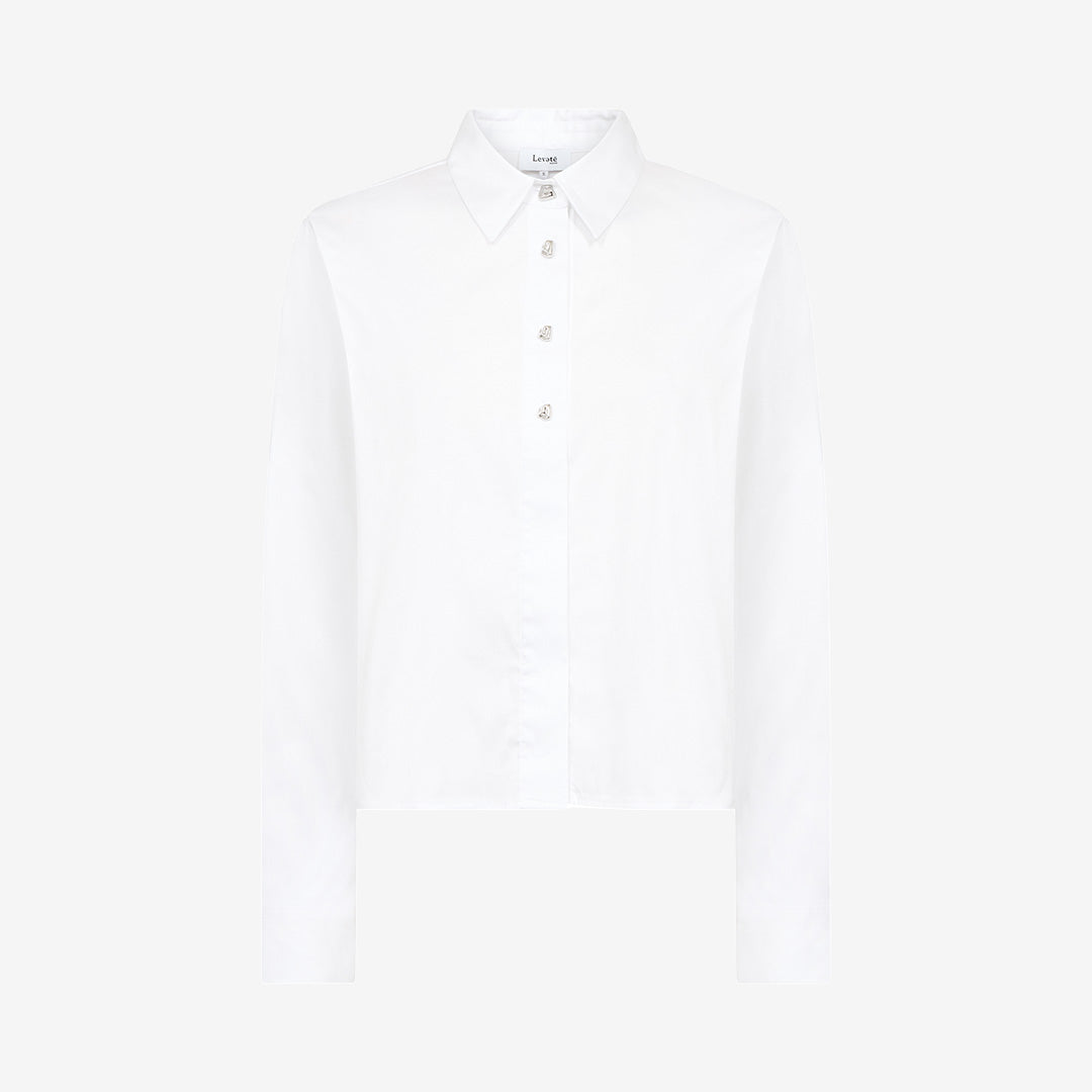 Modern skjorta LR-ISLA SOLID 136 – Ekologisk bomull – Pondus web