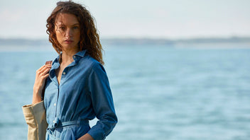 Boatneck Rib Top – ribbstickad topp i Ecovero-blandning – Pondus web